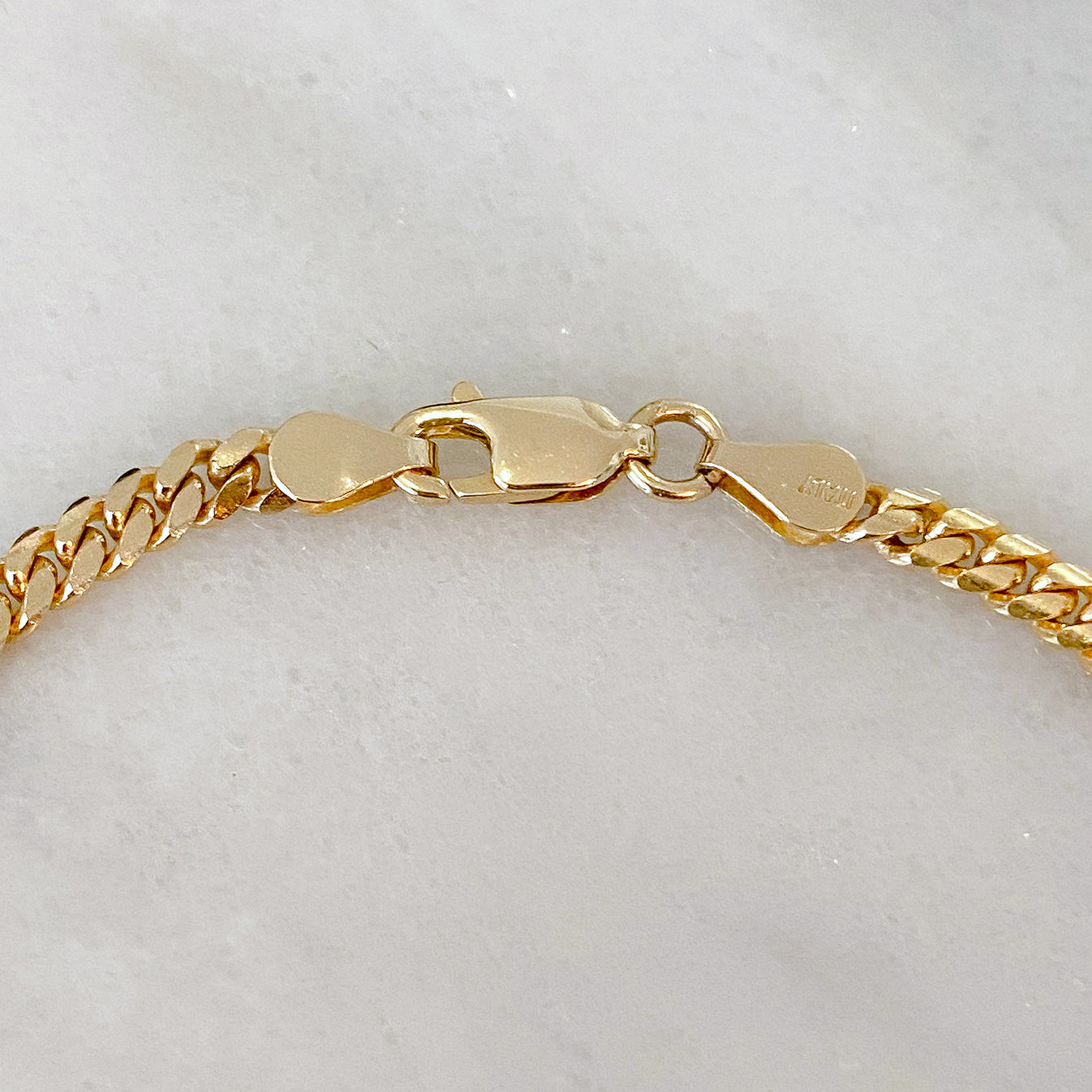 14K Gold Diamond Heart Solitaire Miami Cuban Link Chain Necklace – Nana ...